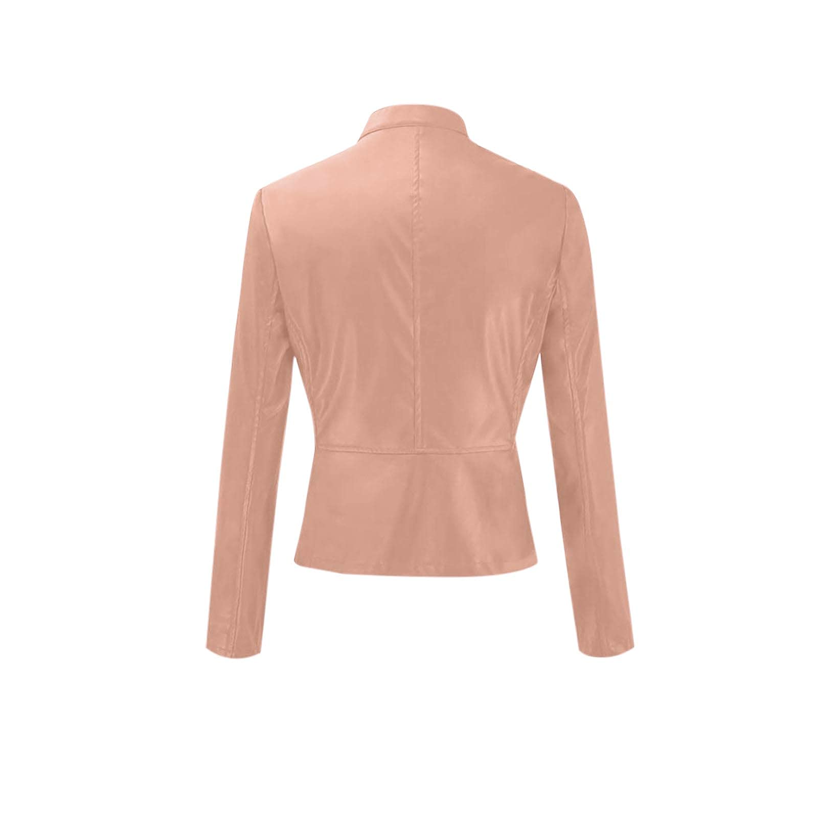 haoricu Ladies Up Leather Outwear Women's Plus Size Faux Suede Motorcycle Jacket Bomber Jacket