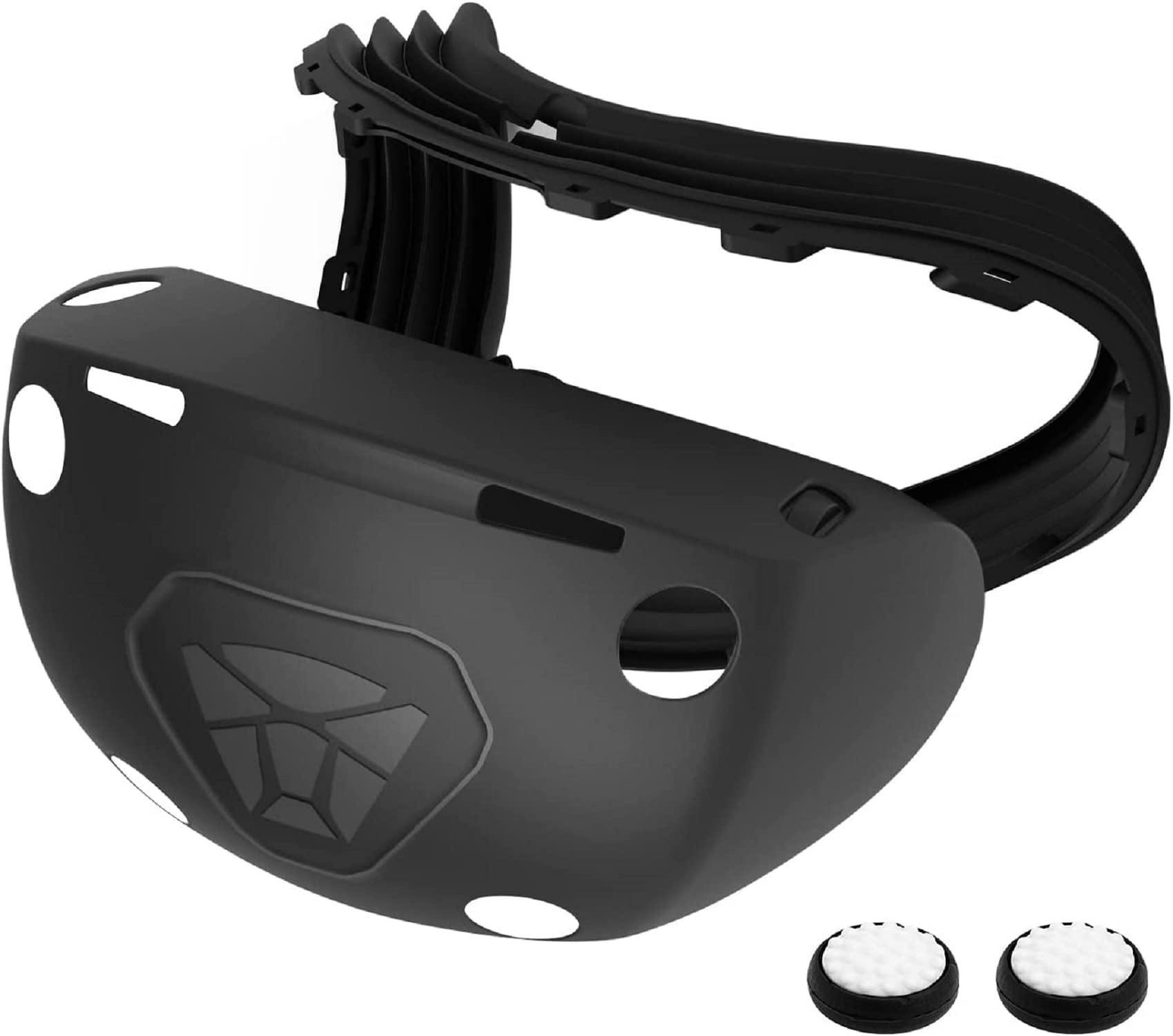 Jhua PSVR2 VR Silicone Face Cover and VR Shell Cover for Playstation VR2 / PSVR2, VR Headset Protective Shell Cover PSVR2 Accessories Kit