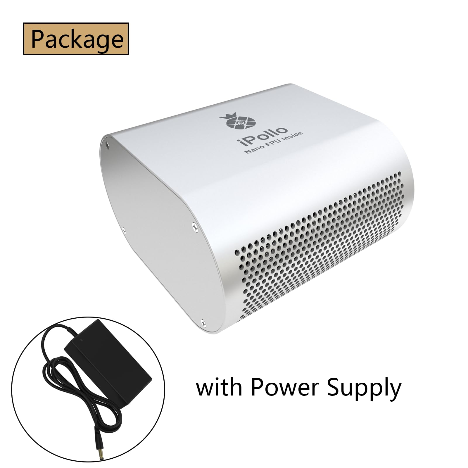 iPollo G1 Mini Asic Miner Crypto Miner 1.2G/s Home Miner with PSU