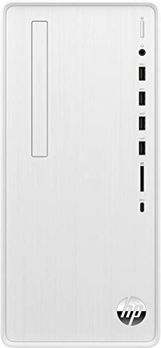 HP Pavilion Business Desktop, 12th Gen Intel 4-Core i3-12100 up to 4.30GHz, 16GB RAM, 1TB PCIe SSD, USB-C, HDMI, VGA, RJ45, WiFi 6, Peripherals, White, Win 11 Pro (Renewed)
