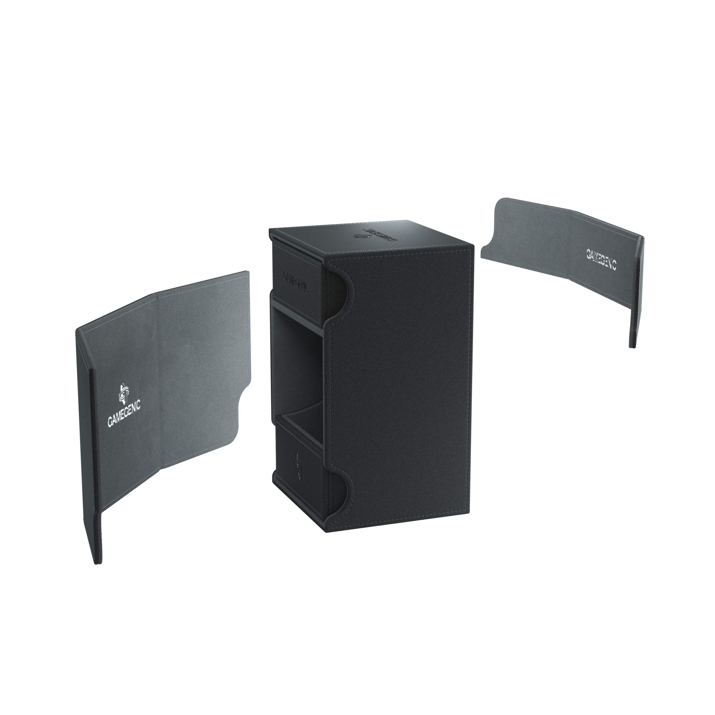 Gamegenic Deck Box: Watchtower Convertible Black (100ct)
