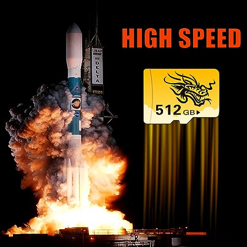 GOLTTY Memory Card 512GB (Pack of 2), Ultra UHS-I Memory Card, C10, U3, Full HD, A1, High Speed TF Card, Expanded Storage for Android Smartphones, Tablets, GOTF001