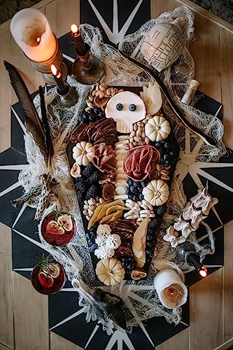 Goth Charcuterie Boards - Coffin Tray Skeleton for Horror Party - Coffin Serving Tray Food Decor - Gothic Kitchen Accessories Cheese Platter Tray