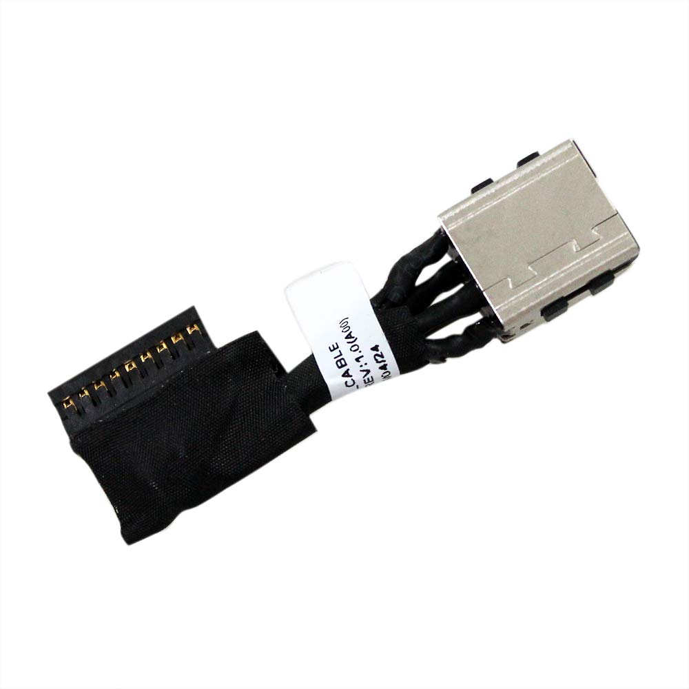 GinTai DC Power Jack Harness Cable Socket Plug Port Replacement for Dell Gaming 15 G3 G5 3579 P75F 3779 P35E F5MY1 0F5MY1 CAL53 DC301011X00 DC301011W00
