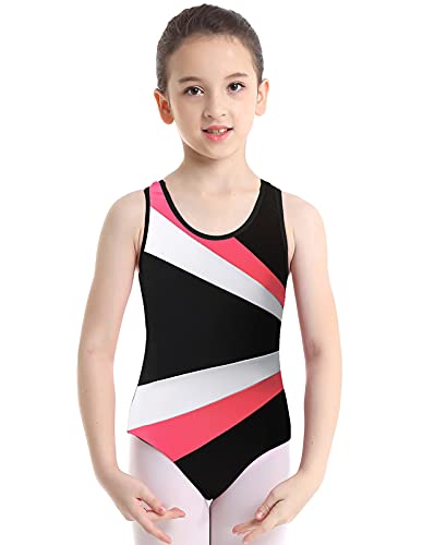 Happy Cherry Girls Gymnastics Leotard Sparkle Gradient Leotards for Kids