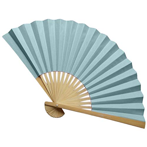 Hand Fans Folding fan Pattern Chinese Style Hand Held Fan Bamboo Paper Folding Fan Handheld Wedding Hand Fan Cool Bamboo Flower Personalized (Color : K)
