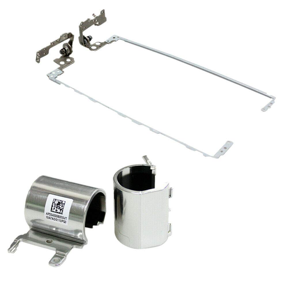 GinTai LCD Screen Hinges & Silver Cover Replacement for HP 15-BS 15T-BS 15-BW 15Z-BW 250 G6 255 G6