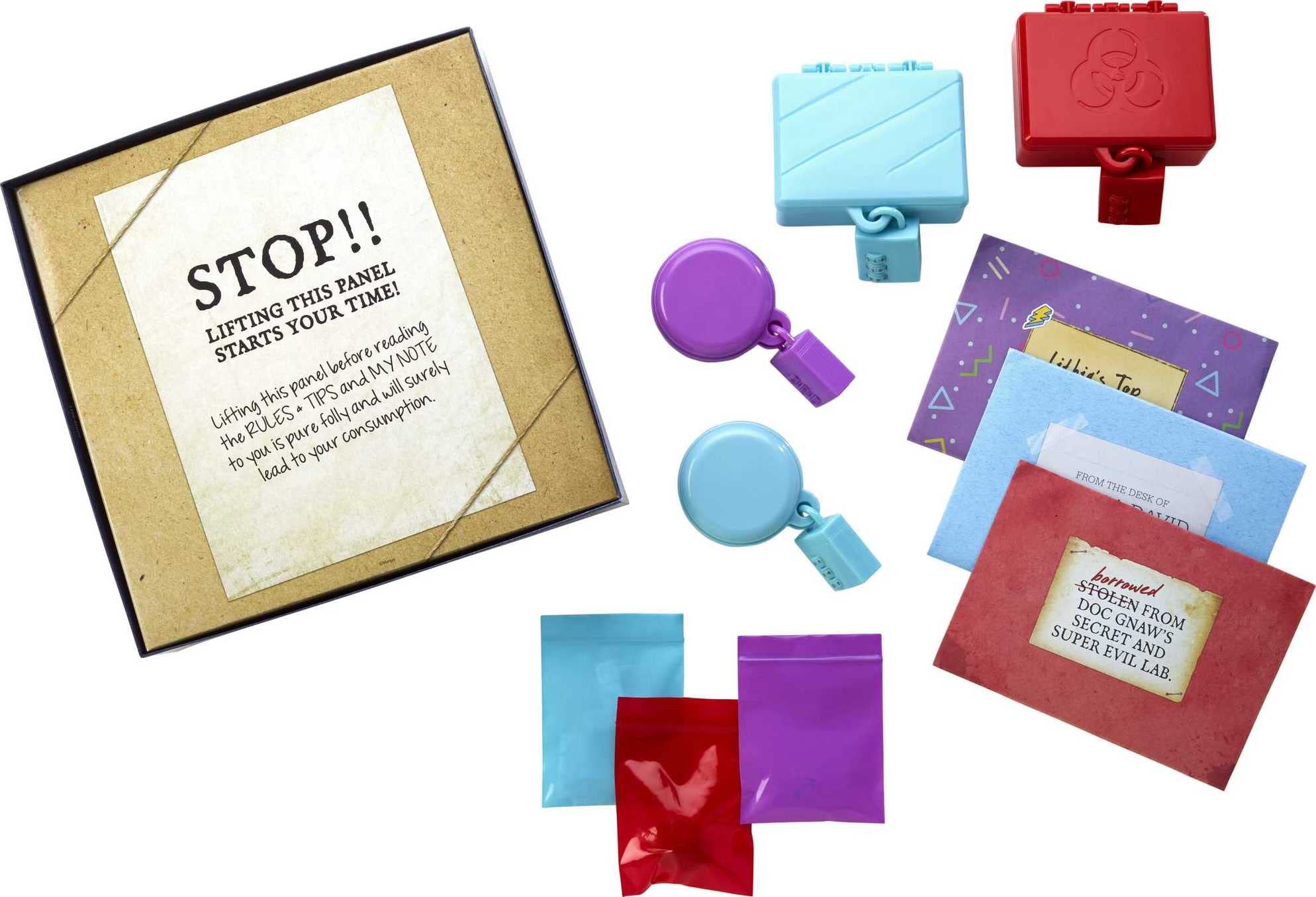 Games Escape Room in a Box: Flashback, Escape Room Game with 19 Puzzles and 4 Locks, Can Pair with Amazon Alexa, for Adults and Teens 13 Years Old and Up