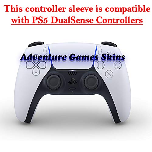 Green - Silicone Controller Skin Grip Anti-Slip Cover Protector Case - Compatible with PS5 DualSense Controller