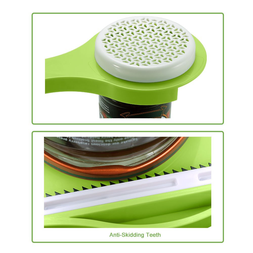 Jar Opener, Jar Opener for Weak Hands, Effortless, Never Skidding, Jar Opener for Seniors with Arthritis, Jar Gripper