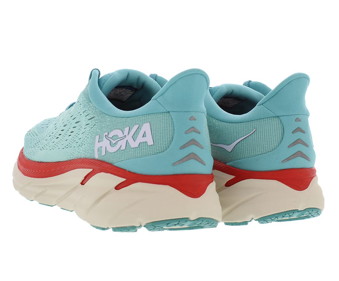 HOKA ONE ONE Clifton 8 Womens Shoes Size 7.5, Color: Aquarelle/Eggshell Blue