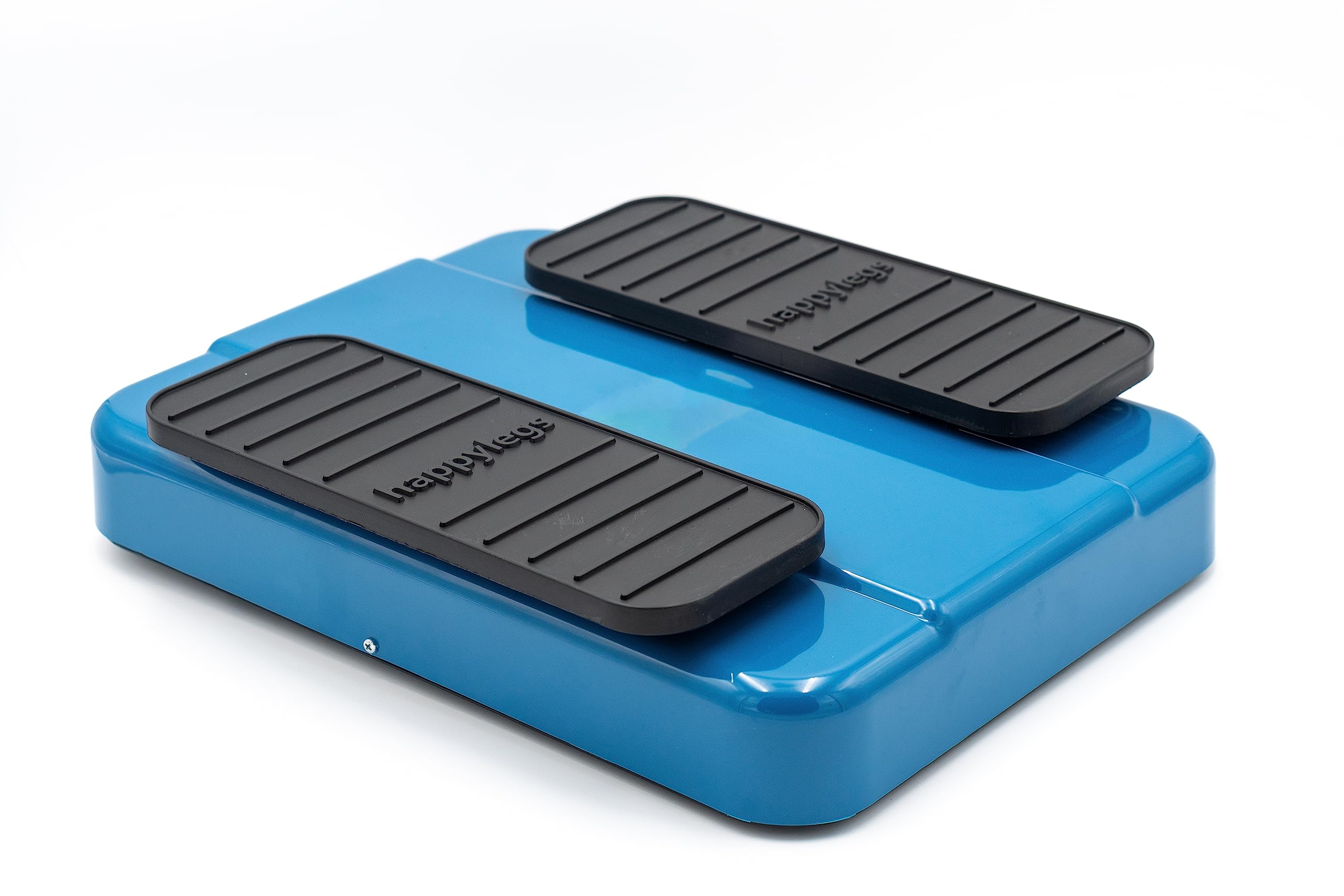 Happylegs Leg Exerciser While Sitting, with Remote Control for Seniors and People of All Ages for Rehabilitation and Stimulates Blood Circulation - Blue - Made in Spain