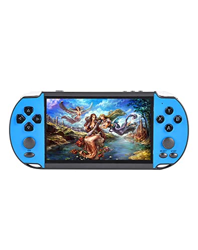 HLF 5.1-inch screen hd casual handheld game console with built-in 11000 vodeo games portable game retro nostalgic mp3 mp4 AV-out to TV game can be saved/added/deleted