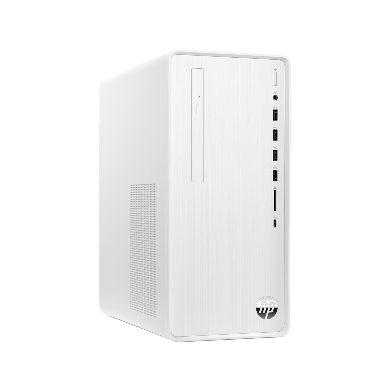 HP Pavilion Desktop, Intel Core i7-12700 Processor, Intel UHD Graphics 770, 64GB RAM, 2TB SSD + 2TB HDD, Wi-Fi 6, SD Card Reader, DVD-RW, HDMI, RJ-45, Wired KB & Mouse, Windows 11 Home, White