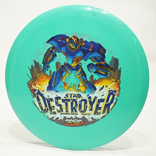 Innova InnVision Star Destroyer Distance Driver Golf Disc, Pick Color/Weight [Exact Color May Vary] Green (Bright) 173-175 Grams
