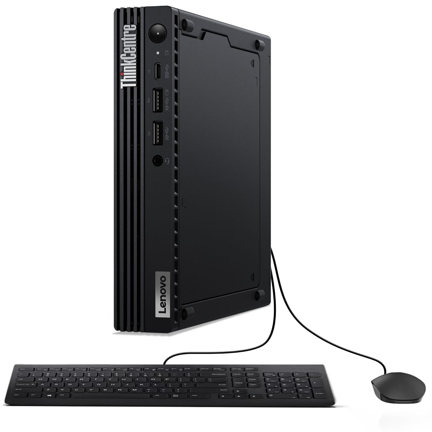 Lenovo ThinkCentre M70q Gen 4 MFF Tiny 1L Mini Business Desktop Computer, 13th Gen Intel 10-Core i5-13400T (Beat i7-12700T), 4GB DDR4 RAM, 1TB PCIe SSD, WiFi 6, RJ45, HDMI, Windows 11 Pro, AZ-XUT