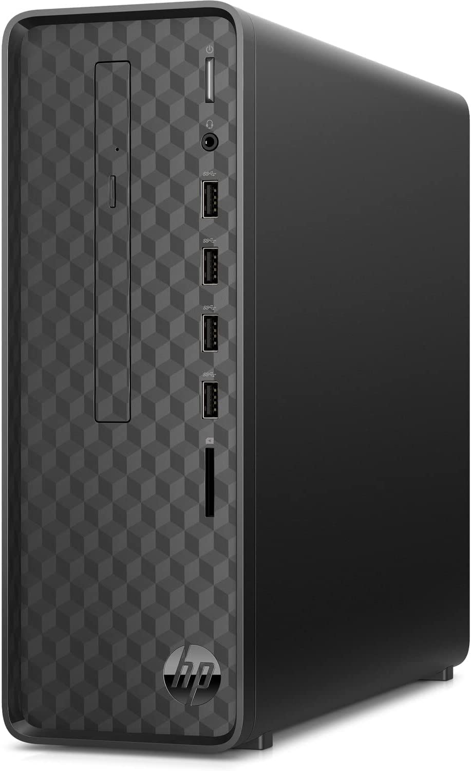 HP Slim Desktop Computer S01, Intel Celeron J4025 2GHz, Intel UHD Graphics 605, 4GB DDR4 RAM, 256GB SSD Storage, Windows 11 Home, Dark Black (Renewed)