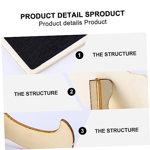 GRIRIW 20pcs Small Wooden Blackboard Desktop Office Decorations