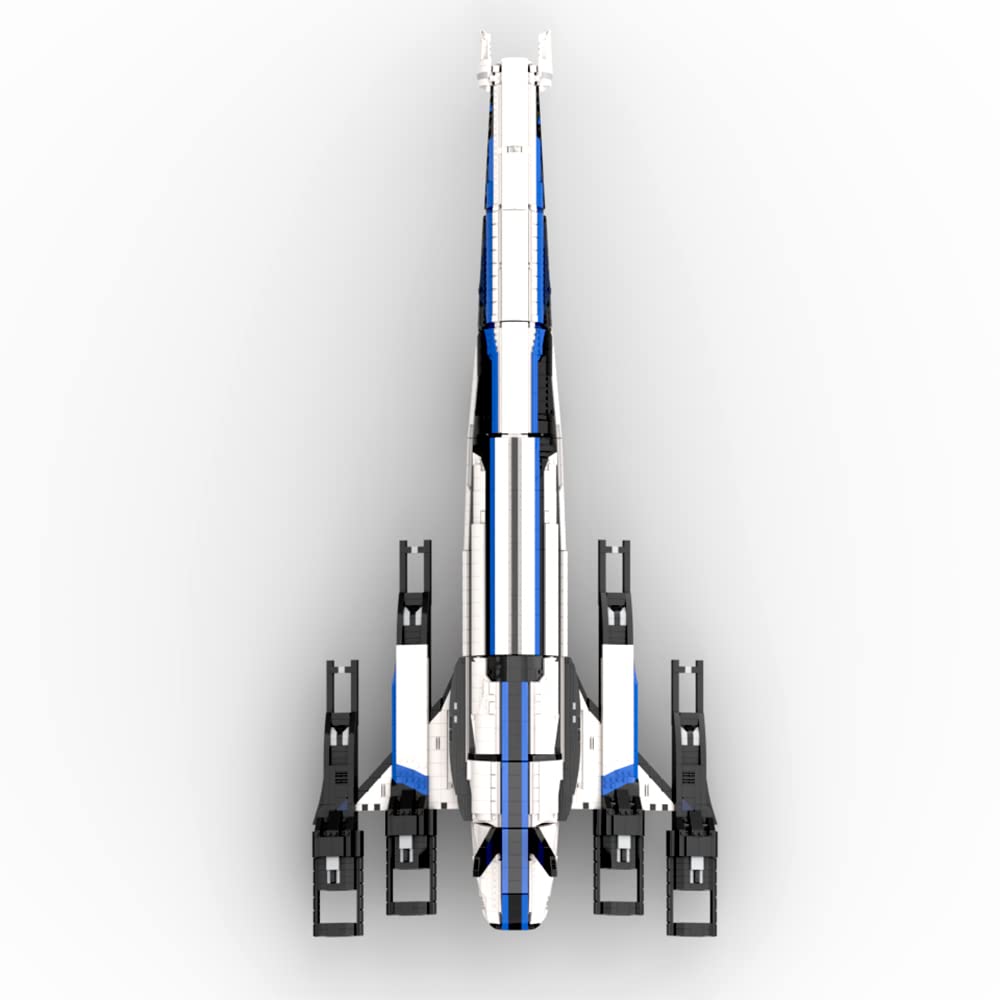 Normandy SR-2 Spaceship Building Model Kit,Mass Commander Base Ship Building Toy,Build and Collectible Space Ship for Kids Adult Birthdays Gift(3927Pcs)
