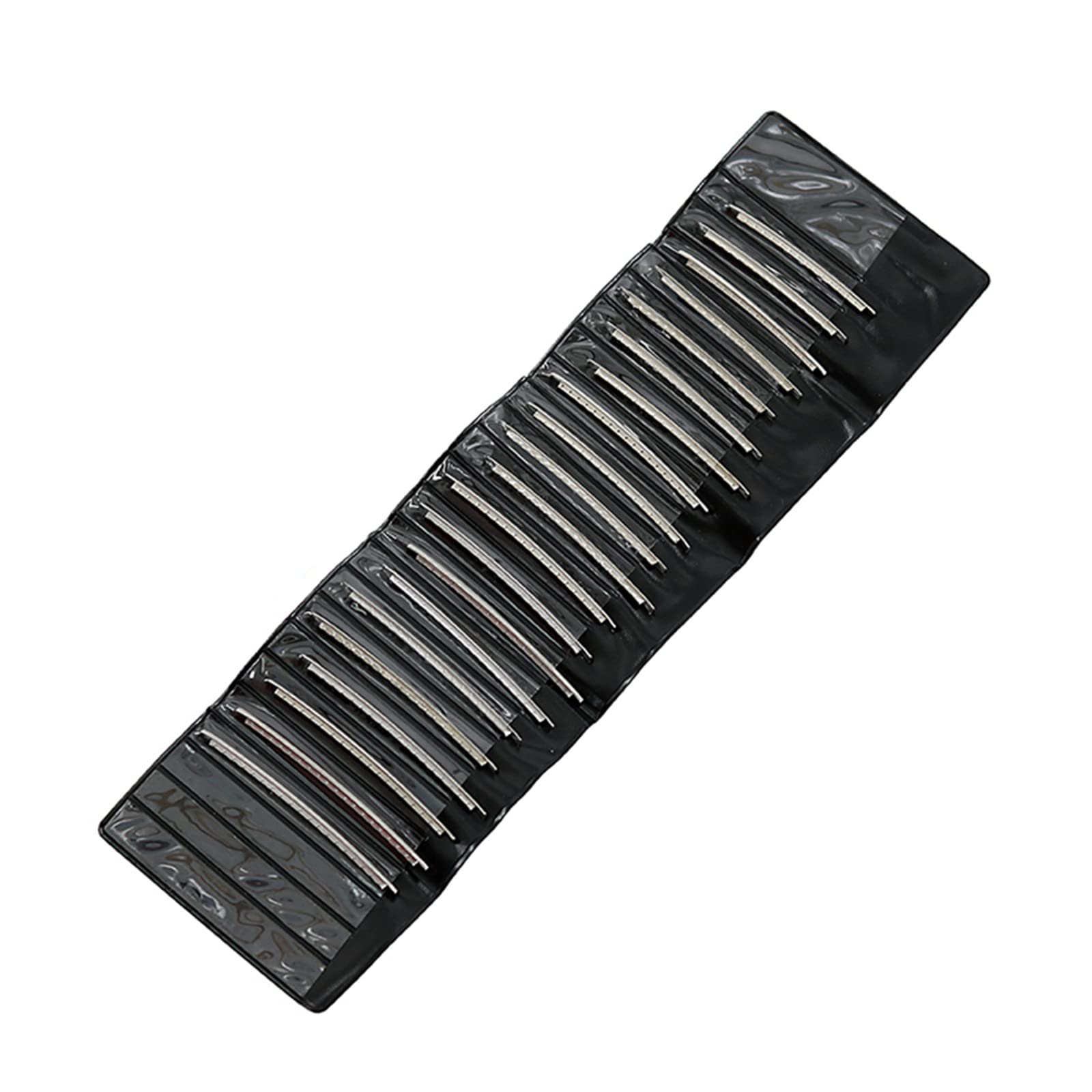 HUATOOL Guitar Fret Wires Nickel Silver 2.0MM Corner Cutting Fret Wire Set Guitar Fingerboard Guitar Parts Accessory Replacement, for Acoustic Guitar, 21pcs