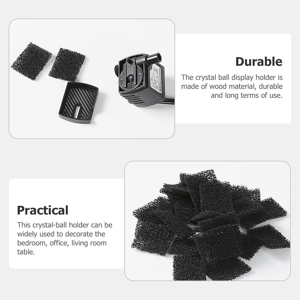 Happyyami 60pcs Water Pump Filter Cotton Aero Garden Replacement Filter Sponge Foam for Fish Tank Filters Aerogatden Small Water Dispenser Filter Sponge Tool Filter Pad Water Filter