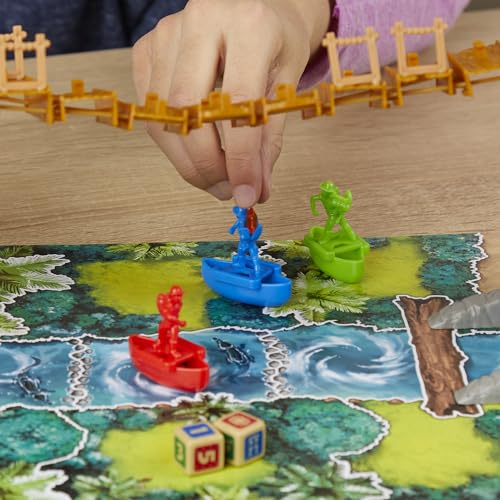 Hasbro Gaming Forbidden Bridge Game, Adventure Board Game, Fun Kids Game for Ages 7 and Up, Game for 2 to 4 Players