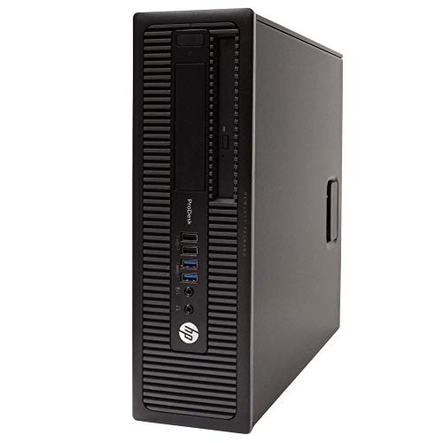 HP ProDesk 600G1 Desktop Computer PC, Intel i5 Quad Core Gen 4, 16GB DDR3 RAM, 4TB HDD Hard Drive, 1080p Webcam, New 23.6" FHD LED Monitor, RGB Keyboard and Mouse, Win 10 Pro (Renewed)