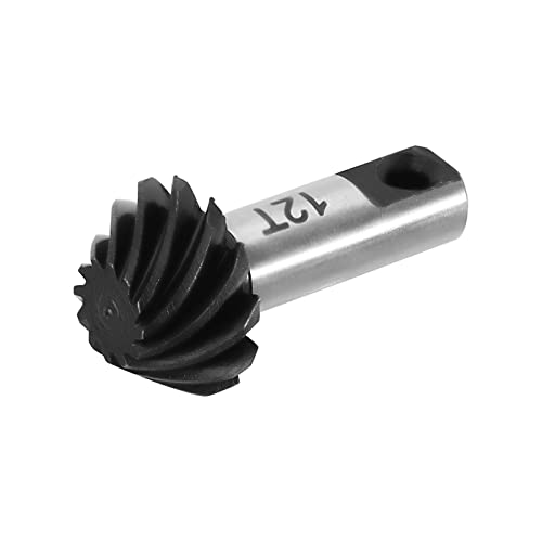 INJORA 12/22T Overdrive Helical Gear Set Front Rear Axles Steel Alloy for TRX4M Upgrade 1/18 RC Crawler Car, 7g/Set
