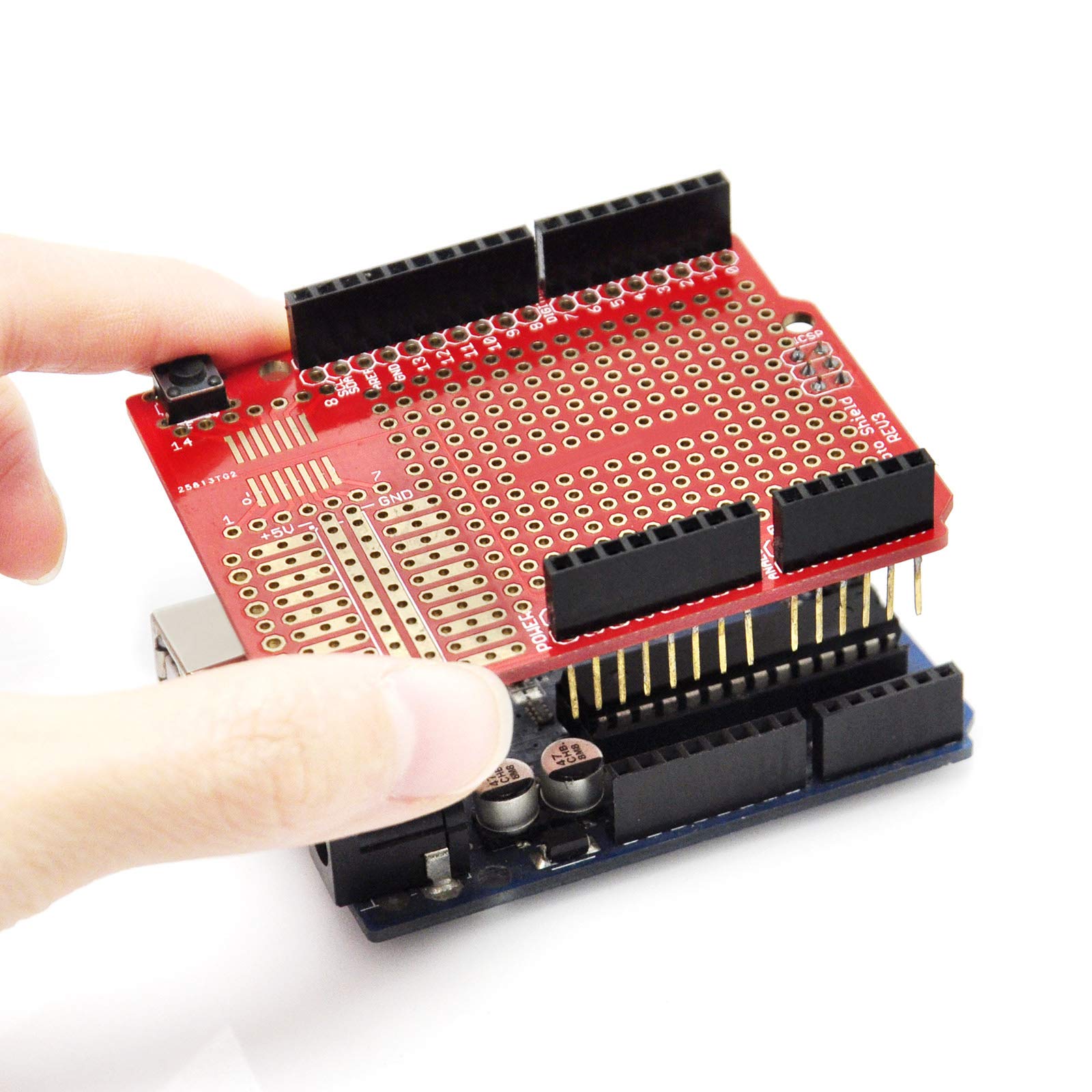 Gikfun Prototype PCB Breadboard for Arduino UNO R3 Shield Board (Pack of 5pcs) GK1011