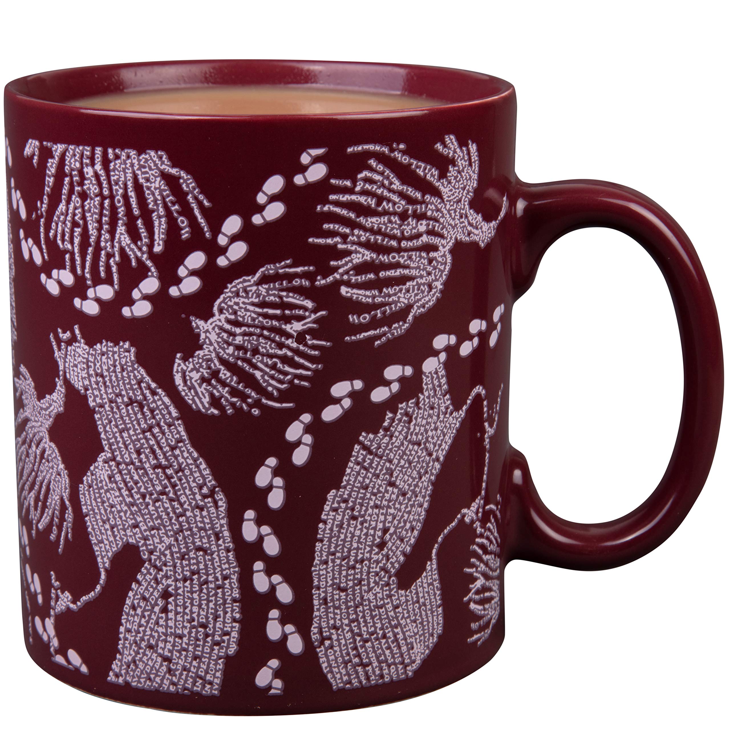 Harry Potter Marauder's Map Heat Changing Coffee Mug, 11oz - Marauders Map Image Reveals with Heat - Officially Licensed - Gift for Kids, Teens & Adults - Ceramic