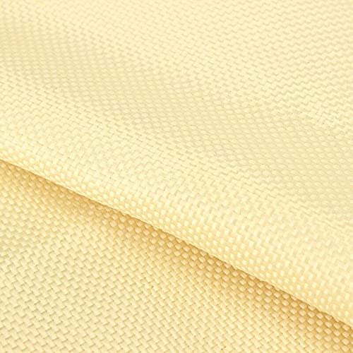 XLJP 100 * 30cm Kevlar Fabric 200gsm Fabric Woven Aramid Fiber Cloth Plain 100cm/39.4'' Width Yellow Color