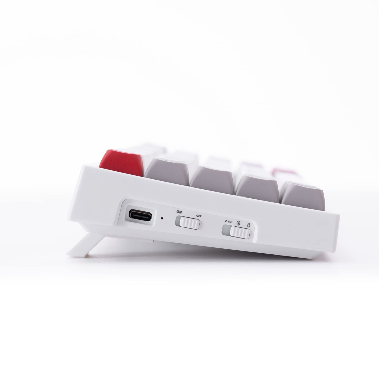 GK GAMAKAY TK68 65% RGB Mechanical Keyboard, 68 Keys Bluetooth 5.0/Type-C Wired/2.4GHz Wireless, PBT XDA Profile Keycaps Hot Swappable Custom Backlit Gaming Keyboard (Gateron Brown Switch)