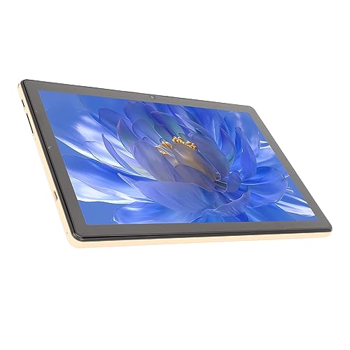 HEEPDD Tablet, Tablet PC 10.1 Inch 100-240V for Home Travel (Yellow)