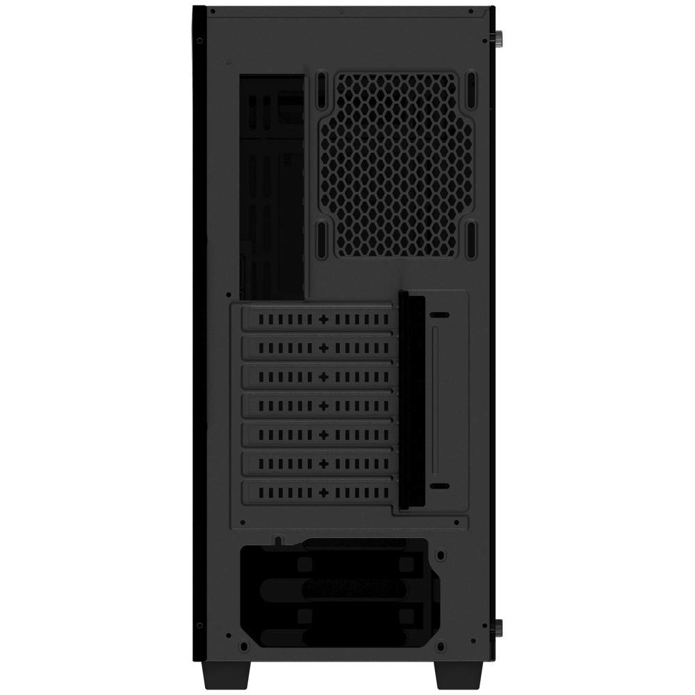 GIGABYTE C200 Glass - Black Mid Tower PC Gaming Case, Tempered Glass, PSU Shroud (GB-C200G)
