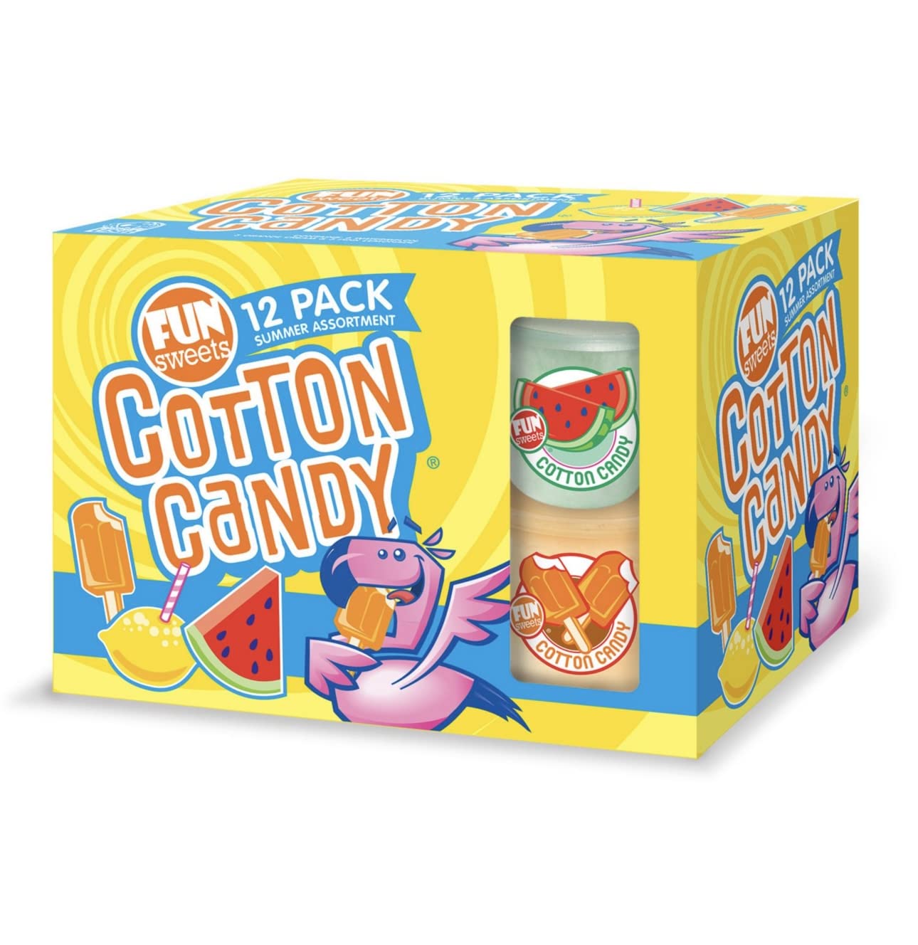 Fun sweets summer cotton candy