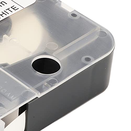 Label Maker Tape Replacement, 8m Length 9mm Wide Label Tape for LM380E LM390A