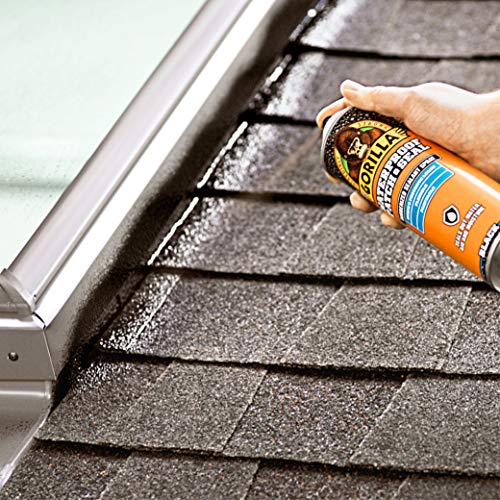 Gorilla Waterproof Patch & Seal Rubberized Sealant Spray; Black; 16oz (Pack of 2)