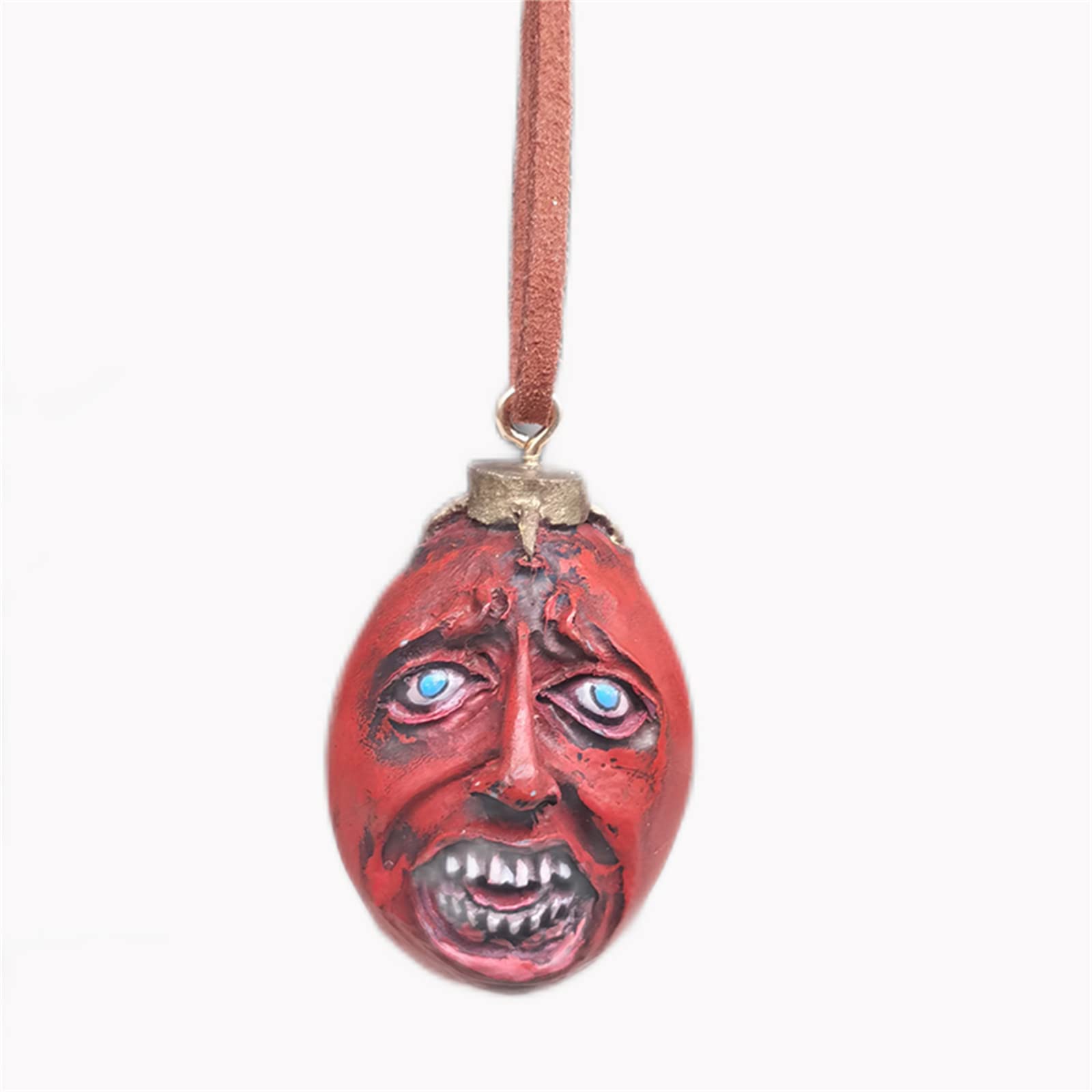 ham 1997 Griffith Berserk Crimson Behelit Necklace Guts Beheritto The Egg Of The King Pendant Free With Chain Copper, Red