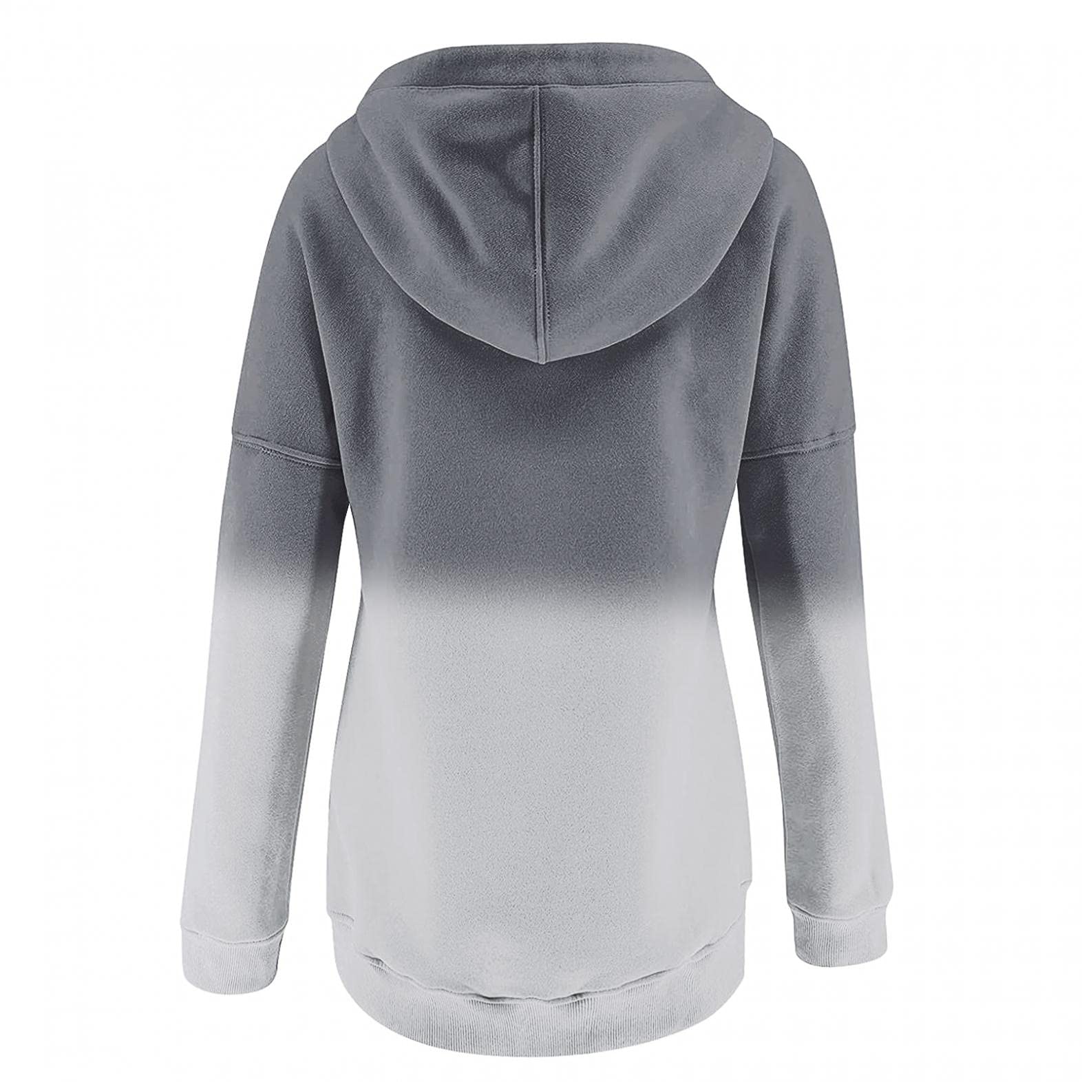 Hoodies for Women Pullover, Womens Casual Zipper Hooded Sweatshirts Pocket Pullover Hoodie Long Sleeve Sweatshirt Tops
