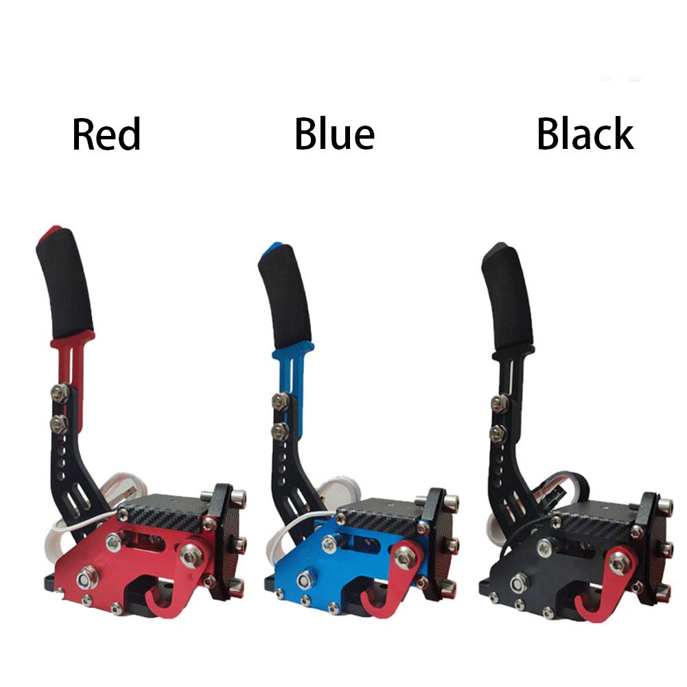 Handbrake for PC, Universal USB Handbrake, 14 Bit Adjustable Height Horizontal Drift Rally Racing Handbrake Lever for Racing Games G25/27/29
