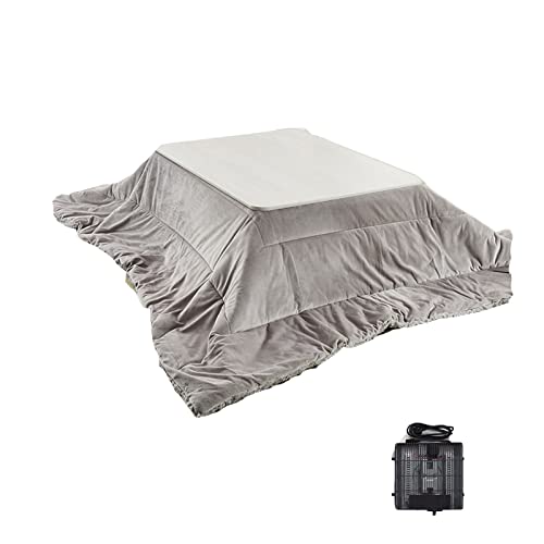 GUABI-CHENCHEN Kotatsu Table Set, Kotatsu Heated Multifunction Low Tatami Tables Near The Heated Stove for Indoor Low Folding for Home and Living CHENCHEN (Size : 757538cm)