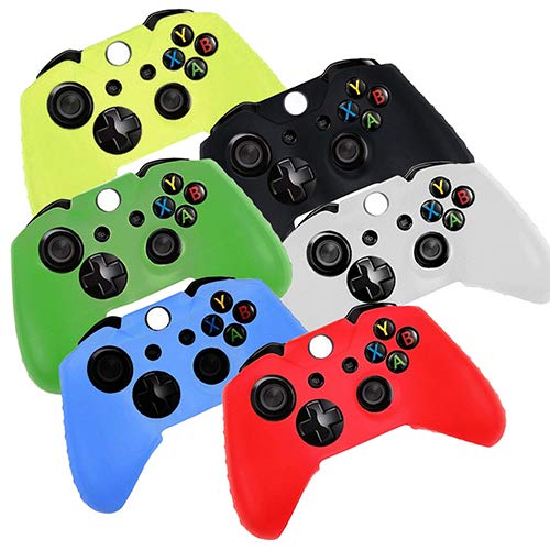 Glamsville The Game Set Fashion Game Controller Silicone Gel Case Cover Skin for Microsoft Xbox One Red