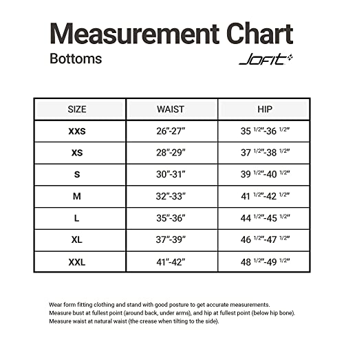 Jofit Apparel Women's Athletic Clothing Slimmer Crop Pant for Golf & Tennis, Size Large, Window Pane
