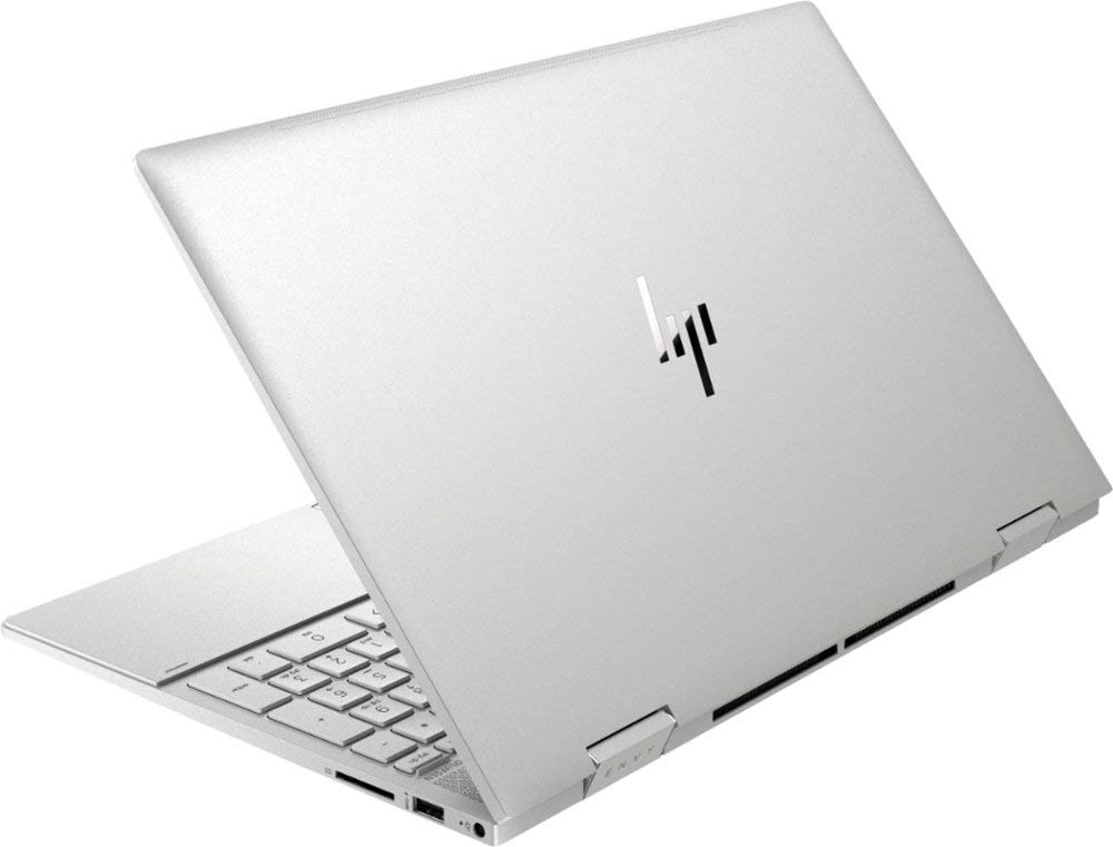 HP Envy x360 2-in-1 Laptop, 15.6" Full HD Touchscreen, 10th Gen Intel Core i7 Processor, 12GB Memory, 512GB PCIe NVMe SSD, Wi-Fi, HDMI, Backlit Keyboard, Windows 10 Home, Silver (i7-1065G7 Processor)