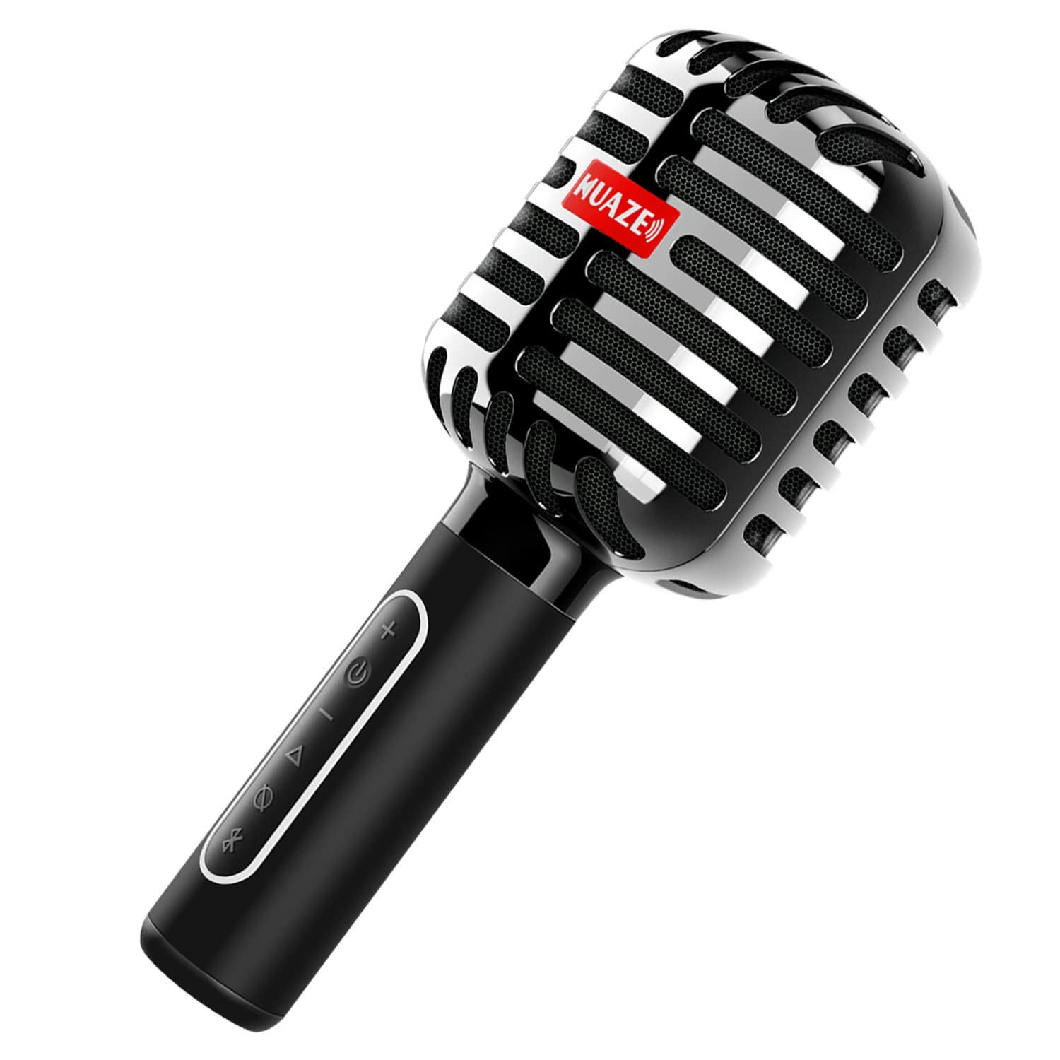 HUAZE Wireless Bluetooth Karaoke Microphone Portable Handheld Karaoke Singing Speaker Microphone Mini Karaoke Machine System for Kids and Adults Connected PC Devices Smart TV/All Smart Phones