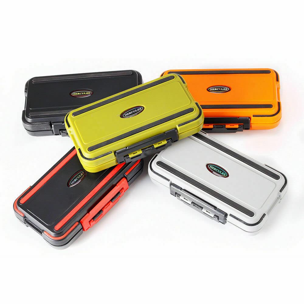 HERCULES Fishing Storage Plastic Tackle Box Lure Storage Box with Removable Dividers