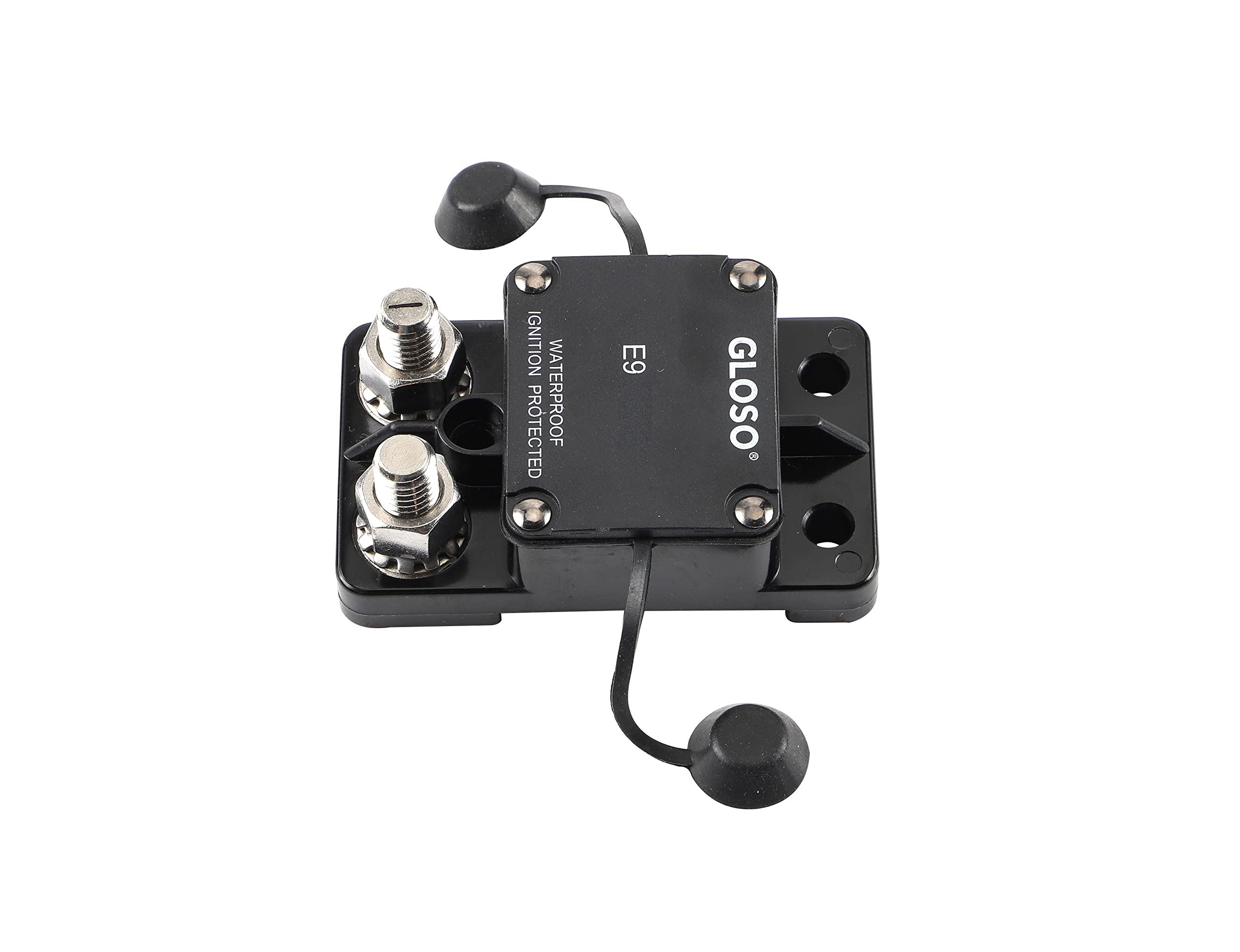 GLOSO Circuit Breaker E9A Waterproof Breaker Auto Reset (T1) 150A Side by Side Stud IP67 Marine Hi-Amp (150A)
