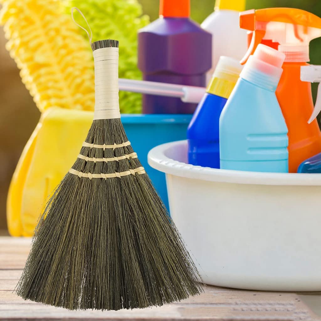 LYSLDH Lightweight Household Manual Braided Small Broom Hand Made Dust Floor Cleaning Sweeping Broom Practical Housekeeping