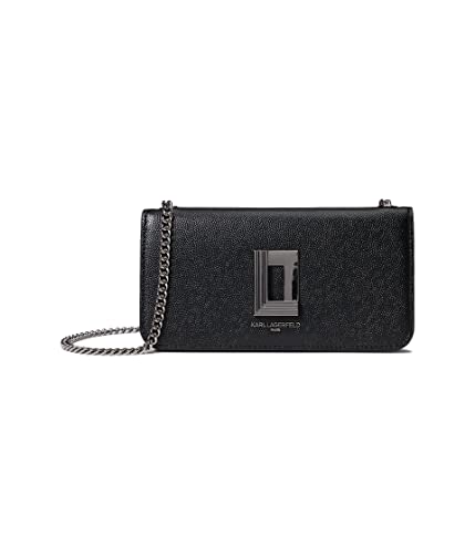 Karl Lagerfeld Paris SLG Wallet On String Black/Silver One Size
