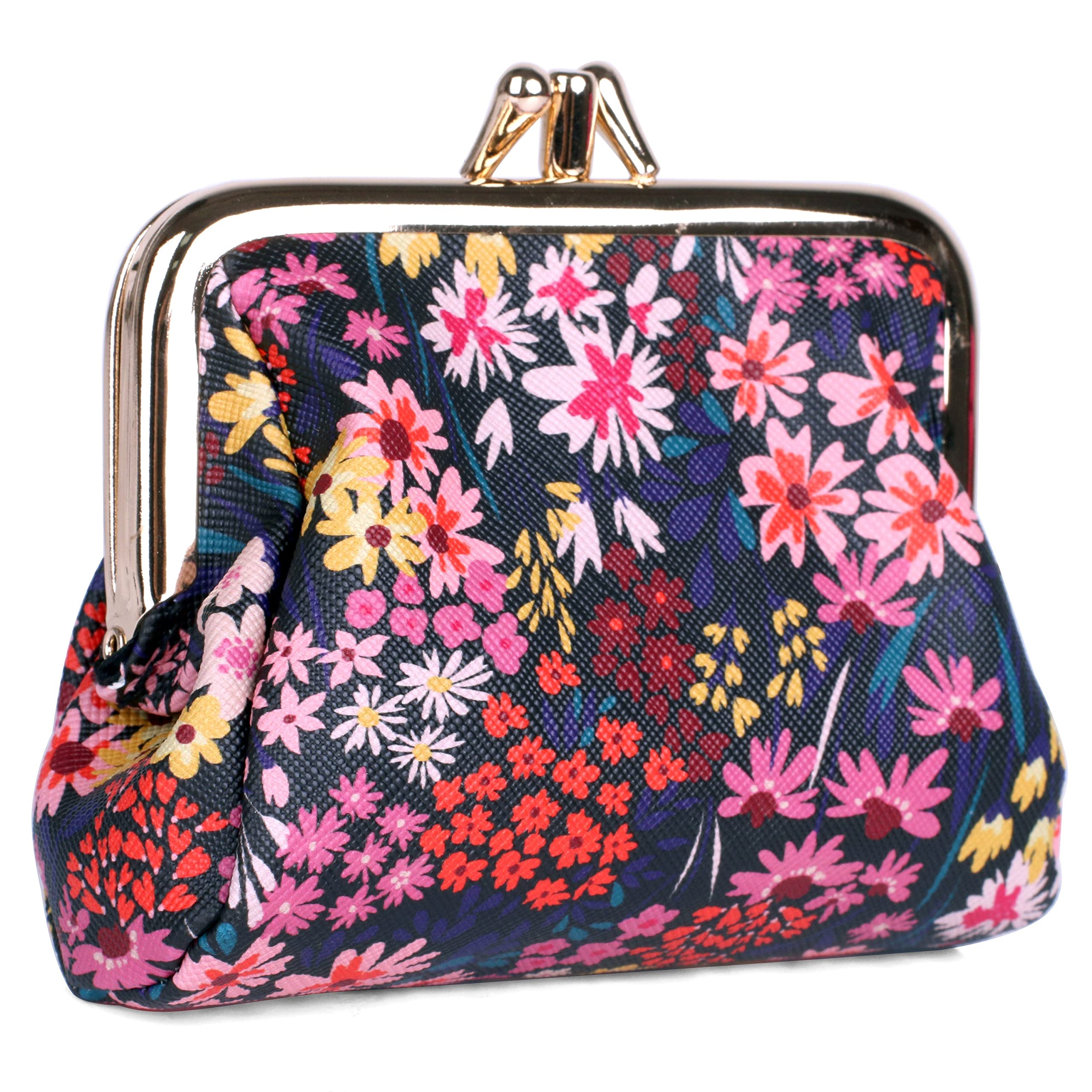 Julia Buxton Ditsy Garden Vegan Leather Triple Frame